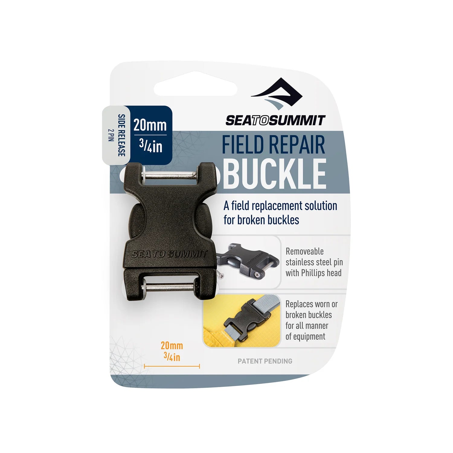 Field Repair Buckle - 3/4in | 20mm() 2 Pin – Sequoia Supply